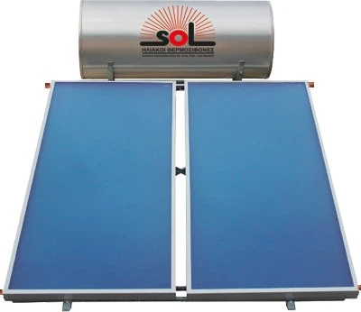 SOL-Violaris Ηλιακός Θερμοσίφωνας 200lt 4m² Glass/Inox Τριπλής ...