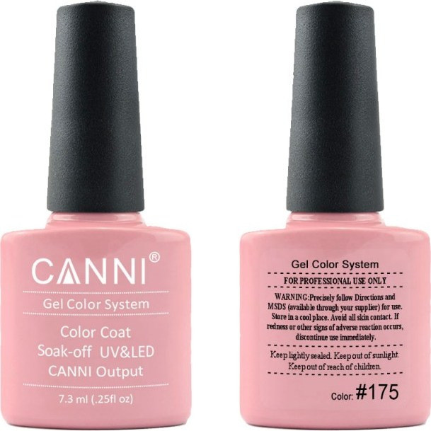 Canni 175 Pale Pink Ημιμόνιμο Βερνίκι Νυχιών 7.3ml | BestPrice.gr