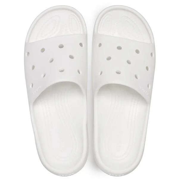 Crocs Ανδρικές Παντόφλες Καλοκαιρινές Ανατομικές Κολυμβητηρίου Λευκές ...