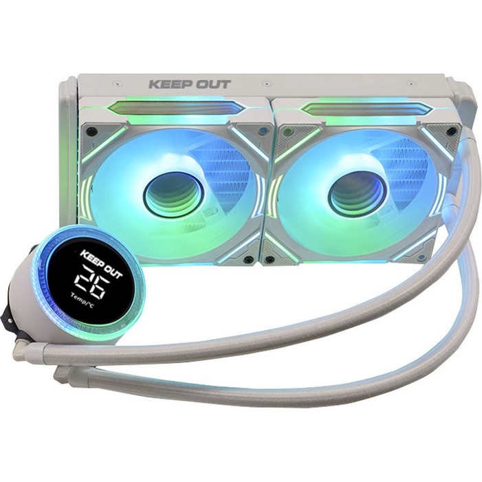 Keep-out XWC-240W Pro White Υδρόψυξη CPU 120mm ARGB Socket 1150 / 1155 ...