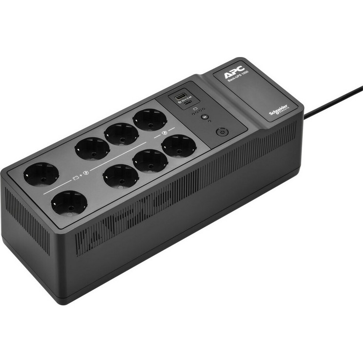 APC BE1050G2-GR UPS (VFD) Off-line / Stand-By 1.05kVA 600W με 8 Πρίζες ...