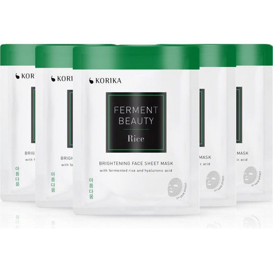 Korika Ferment Beauty Brightening Fermented Rice & Hyaluronic Acid Face ...
