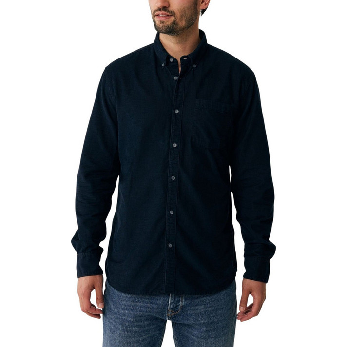 Mexx Ανδρικό Πουκάμισο Βαμβακερό Μακρυμάνικο Κανονική Γραμμή Navy Μπλε ...