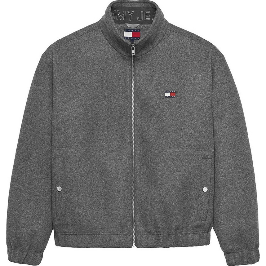 Tommy Hilfiger Ανδρικό Μπουφάν Χειμωνιάτικο Bomber Ανθρακί DM0DM22288 ...