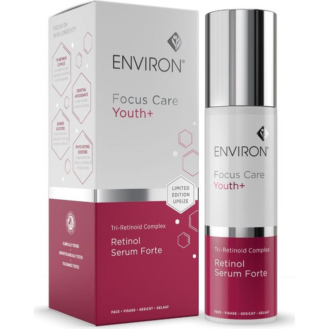 Environ Focus Care Youth+ Tri-Retinoid Retinol Forte Αντιγηραντικό Serum Προσώπου με Ρετινόλη ...