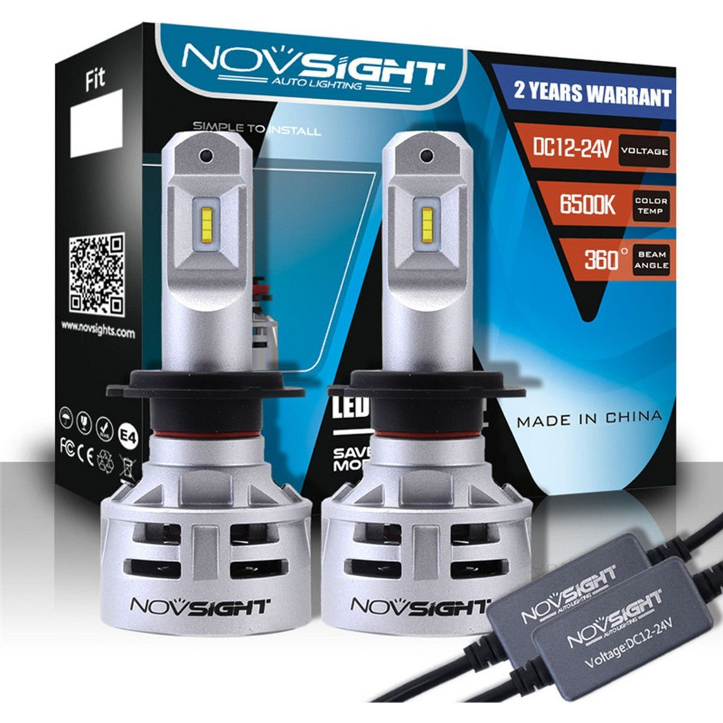 NovSight H7 A386-N9-H7 LED 12/24V 60W 2τμχ | BestPrice.gr