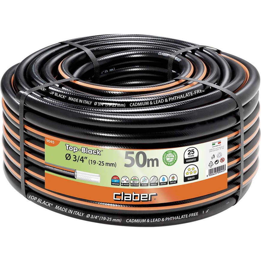 Claber Top Black Λαστιχο Ποτισματος 3/4" 50m | BestPrice.gr