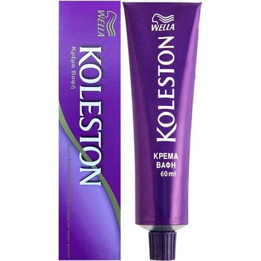 Wella Koleston 4/77 Καστανό Μεσαίο Έντονο Σοκολατί Μόνιμη Βαφή Μαλλιών ...
