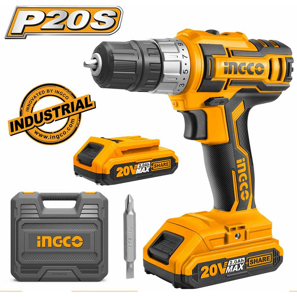 Ingco CDLI200215 Δραπανοκατσάβιδο Μπαταρίας 20V | BestPrice.gr