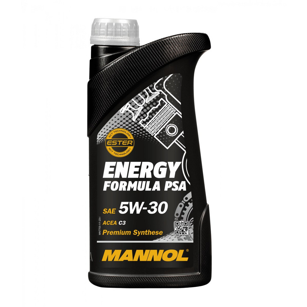 Mannol Energy Formula PSA Συνθετικό Λάδι Αυτοκινήτου 5W-30 1lt ...