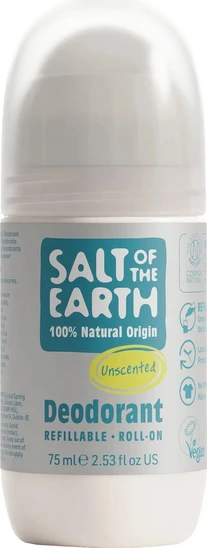 Salt of the Earth Vegan Odorless Unscented Refillable Φυσικό Αποσμητικό ...