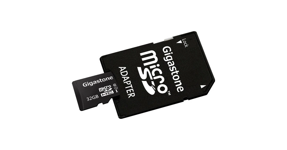 Gigastone Professional microSDHC 32GB Class 10 UHS-I + Adapter ...
