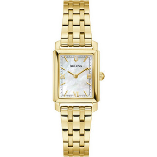 Bulova Classic Sutton Γυναικείο Ρολόι με Χρυσό Μεταλλικό Μπρασελέ ...