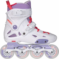 Powerslide Universe 4w Inline Αυξομειούμενα Rollers Παιδικά Λευκά Ροζ ...