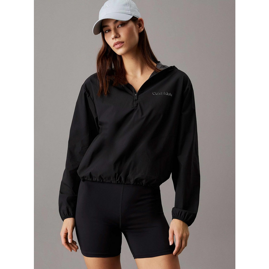 Calvin Klein Αθλητικό Γυναικείο Μπουφάν Pullover Κοντό Αντιανεμικό ...