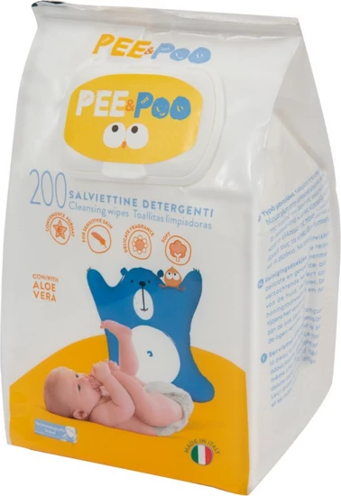 Pee&Poo Wet Wipes 200τμχ | BestPrice.gr