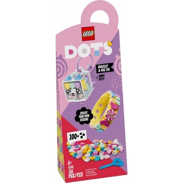 Lego Dots Candy Kitty Bracelet & Bag Tag για 6+ Ετών 41944 | BestPrice.gr