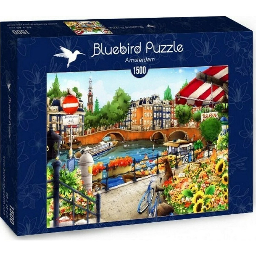 Puzzle Bluebird Puzzle Amsterdam 1500 Κομμάτια | BestPrice.gr