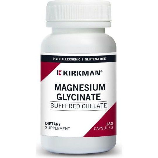 Kirkman Magnesium Glycinate Buffered Chelate 180 Κάψουλες | BestPrice.gr