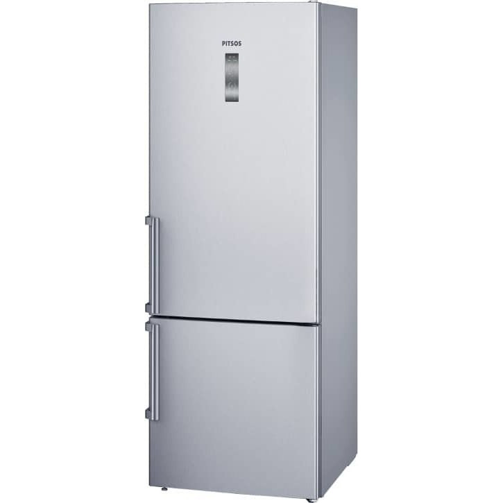 Pitsos PKNB56VL30 Ψυγειοκαταψύκτης Full No Frost Υ193xΠ70xΒ80cm Inox ...