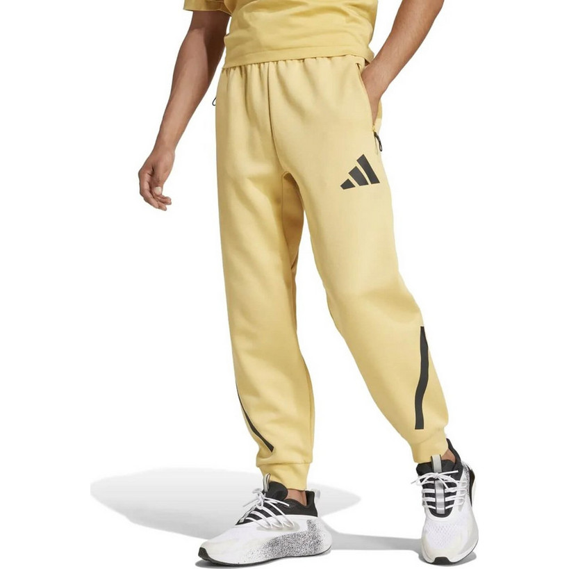 Adidas Z.N.E Ανδρικό Παντελόνι Φόρμας με Λάστιχο Κίτρινο JF2448 ...
