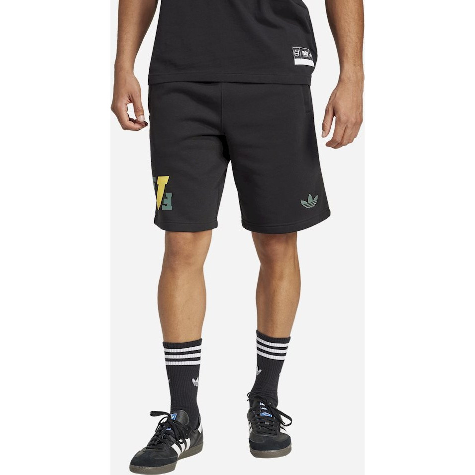 Adidas Jamaica Αθλητική Ανδρική Βερμούδα Μαύρη JE5330 | BestPrice.gr