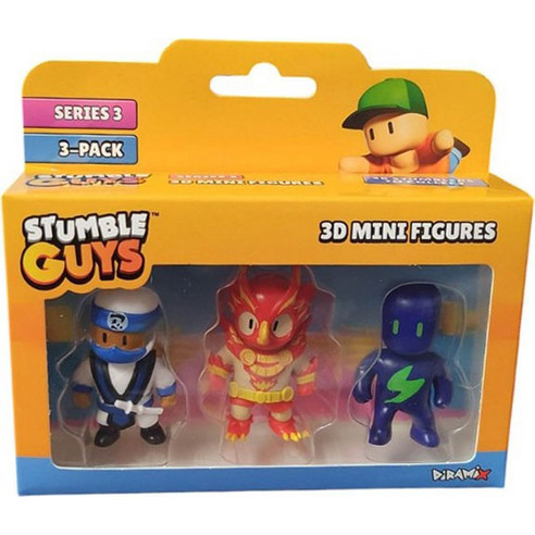Just Toys Stumble Guys Series 3 Shiro, Phoenix & Bolt 0481 | BestPrice.gr