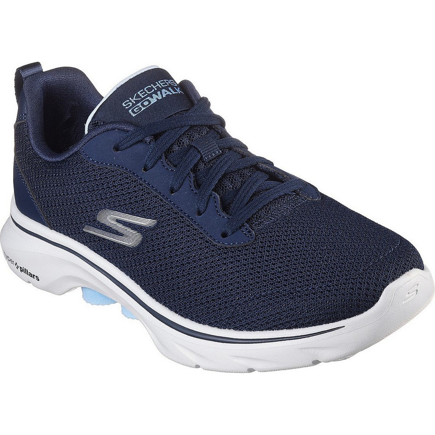 Skechers Go Walk 7 Clear Path Γυναικεία Sneakers Navy Μπλε 125207-NVLB ...