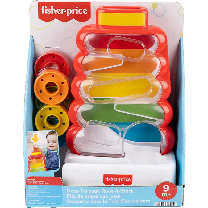 Fisher-Price Παιχνίδι Πυραμίδα με Κρίκους 9+ Μηνών JLB81 | BestPrice.gr