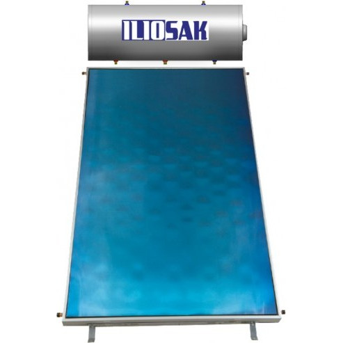 ILIOSAK Alu90 Ηλιακός Θερμοσίφωνας 200lt 2.5m² Glass Τριπλής Ενέργειας ...