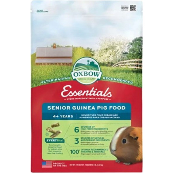 Oxbow Essentials Senior Guinea Pig Food 2.28kg | BestPrice.gr