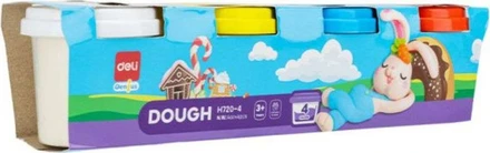Deli Genius Soft Dough Basic Colours Πλαστοζυμαράκια 4τμχ | BestPrice.gr
