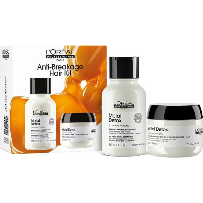 L'Oreal Professionnel Metal Detox Σετ Περιποίησης Μαλλιών Μάσκα 75ml ...