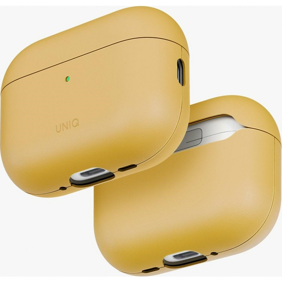 Uniq Lyden Vex Θήκη Από Δερματίνη για Apple AirPods Pro 3 Κίτρινη ...