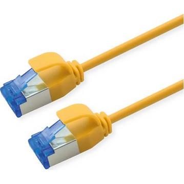 Roline S/FTP Cat.6a Καλώδιο Δικτύου Ethernet 1m Yellow 21.15.4321-100 ...