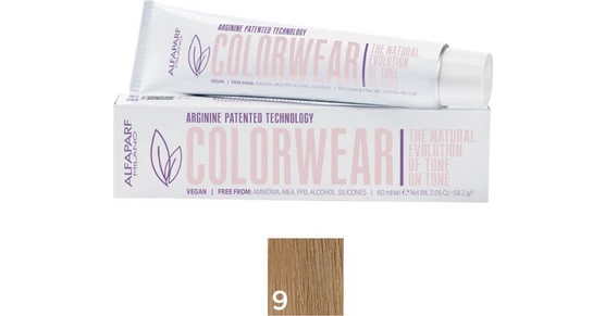 Alfaparf Color Wear 9 Ultra Ξανθό Πολύ Ανοιχτό Φυσικό Φυτική Μόνιμη ...