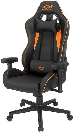Adx Race 19 Καρέκλα Gaming Δερματίνης με Ρυθμιζόμενα Μπράτσα Μαύρη ...