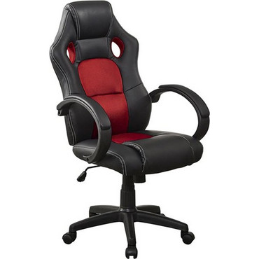 Woodwell BF7350 Καρέκλα Gaming Υφασμάτινη Μαύρη Κόκκινη EO314,3 ...