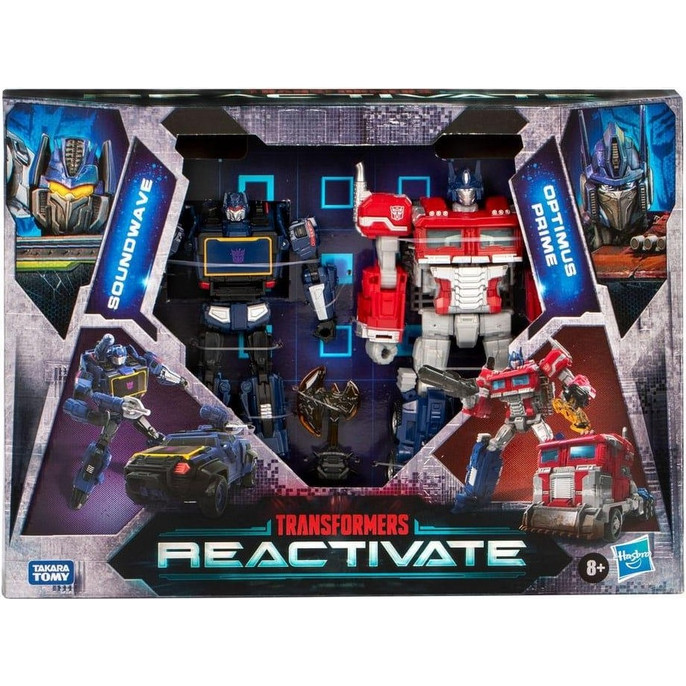 Hasbro Transformers Reactive Optimus Prime & Soundwave | BestPrice.gr