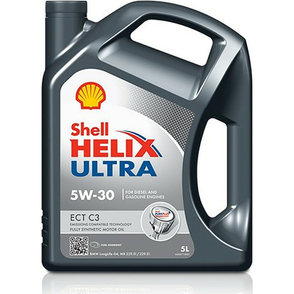 Shell Helix Ultra Ect C3 Συνθετικό Λάδι Αυτοκινήτου 5W-30 5lt | BestPrice.gr
