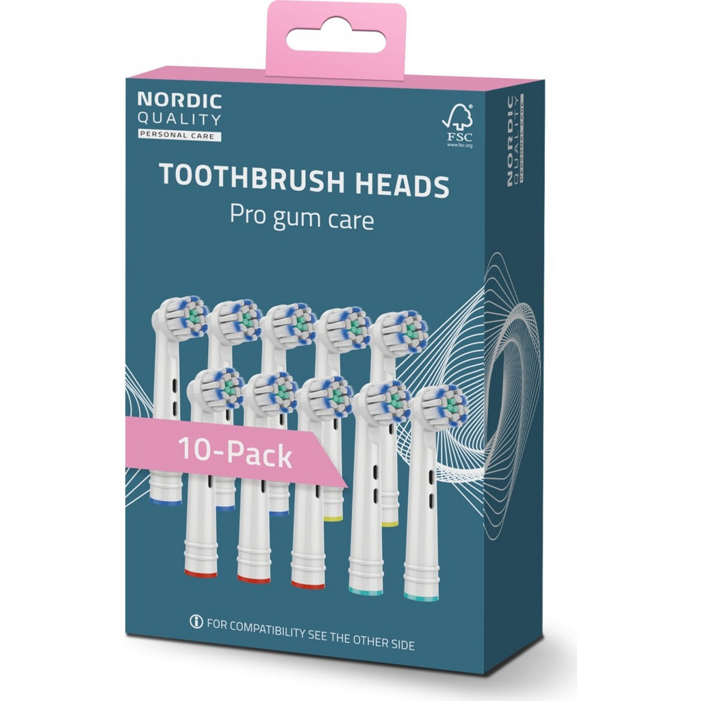 Nordic Quality Pro Gum Care Ανταλλακτικές Κεφαλές Ηλεκτρικής ...