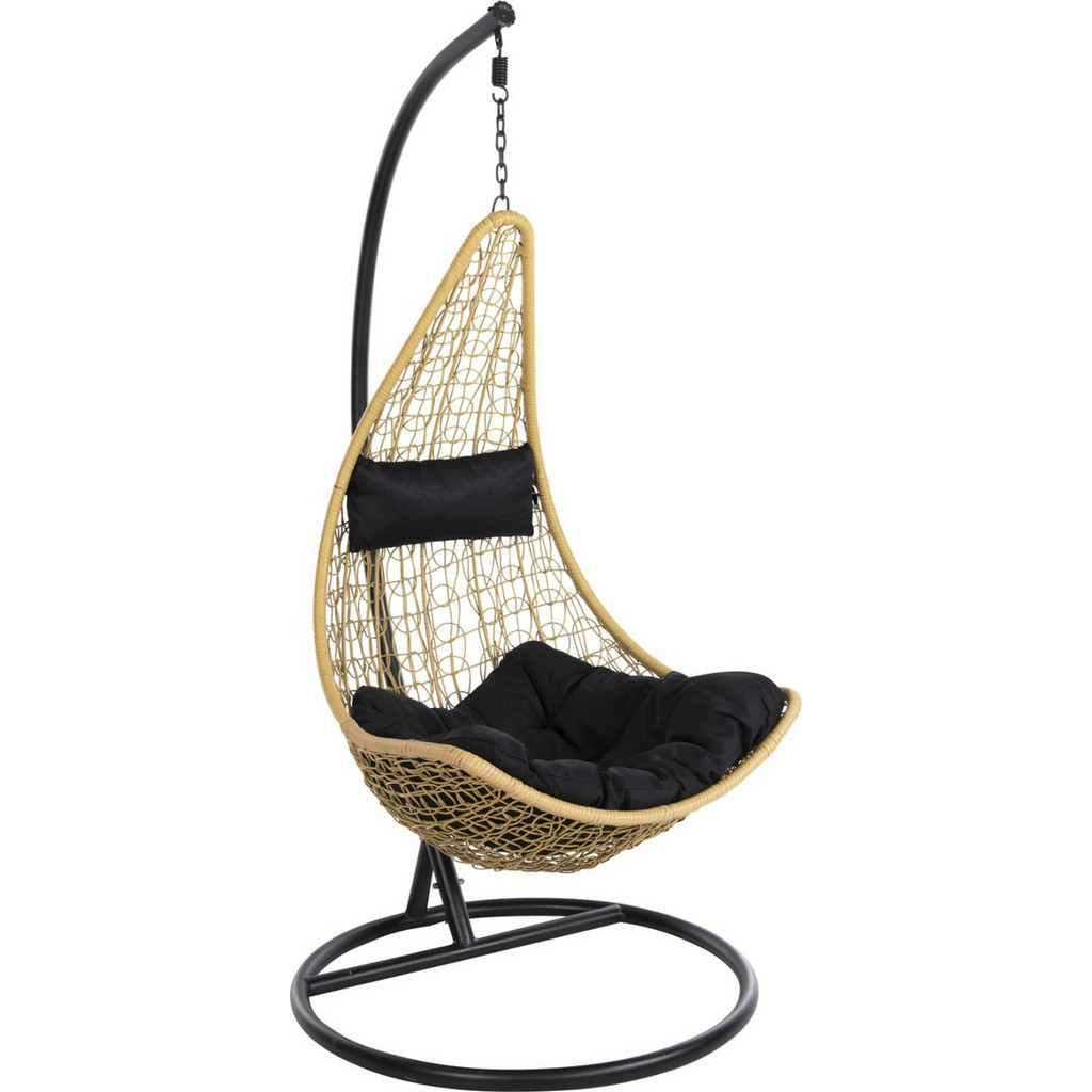 HomeMarkt Millie Κρεμαστή Κούνια Φωλιά Wicker Μπεζ HM5996.04 | BestPrice.gr