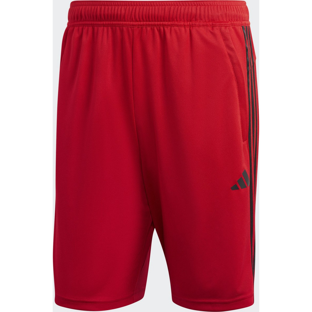 Adidas Essentials Pique 3-Stripes Αθλητική Ανδρική Βερμούδα Κόκκινη 3-STRIPES | BestPrice.gr