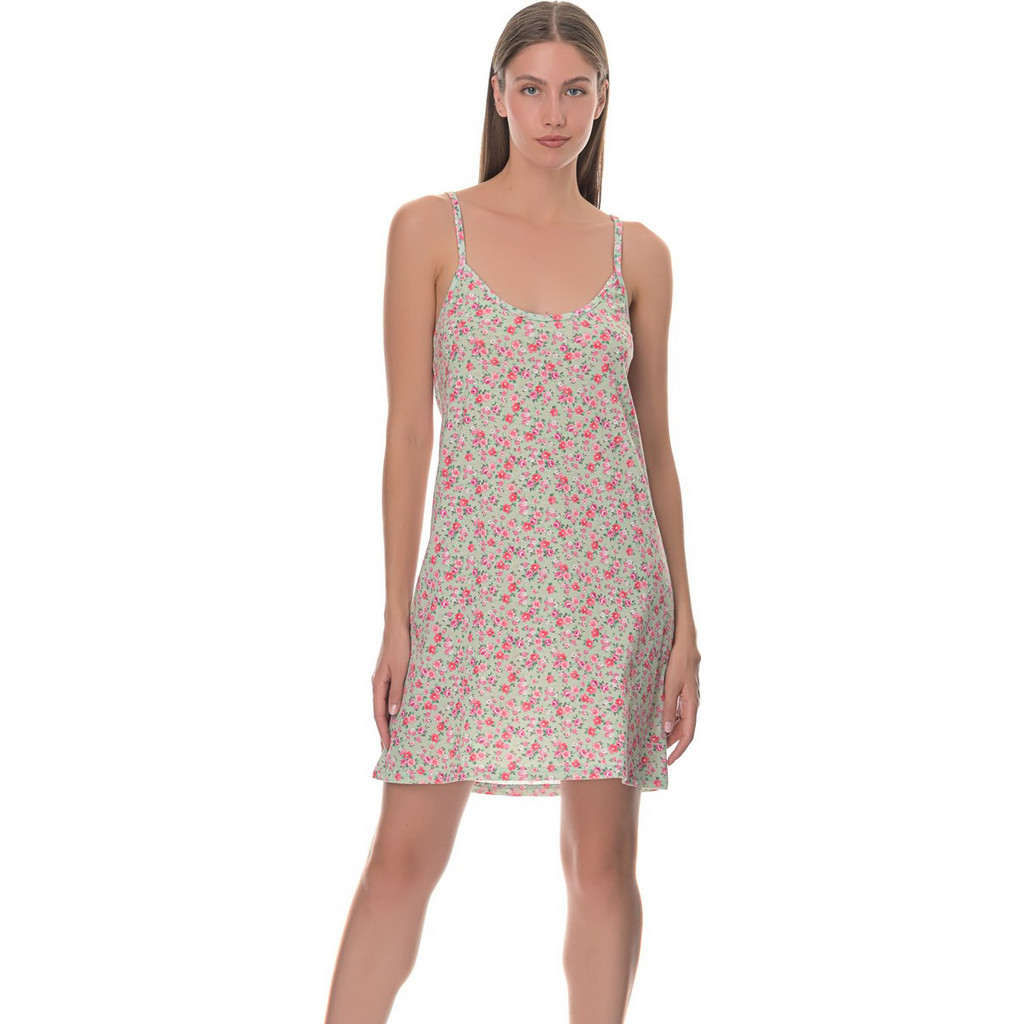 PNN Nightwear Γυναικείο Νυχτικό Καλοκαιρινό Βαμβακερό Βεραμάν 0241-0327 ...