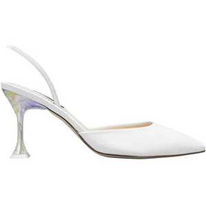 Nine West HAPPY LE Γόβες Slingback Δερμάτινες με Λεπτό Χαμηλό Τακούνι ...