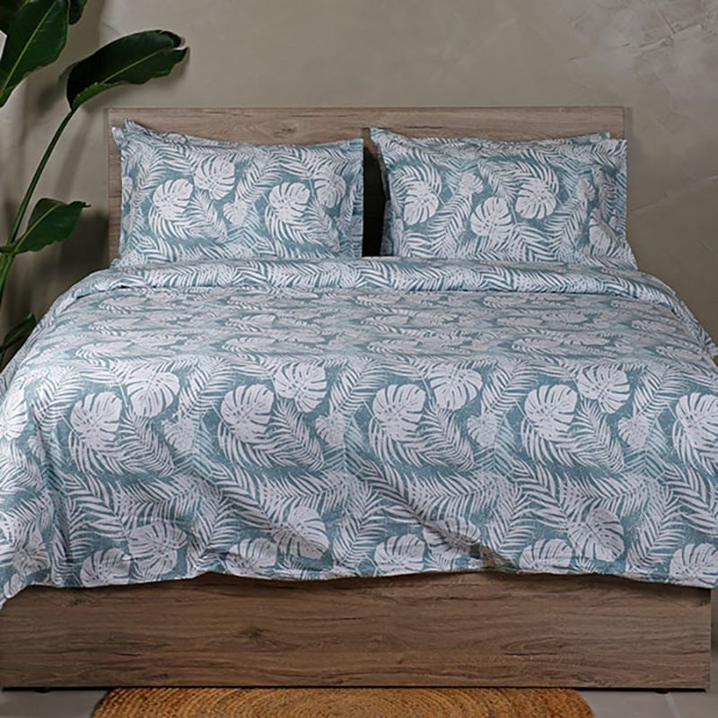 Sunshine Home Σετ Σεντόνια Μονά Βαμβακερά 165x270 Feelings 2038 Aqua ...