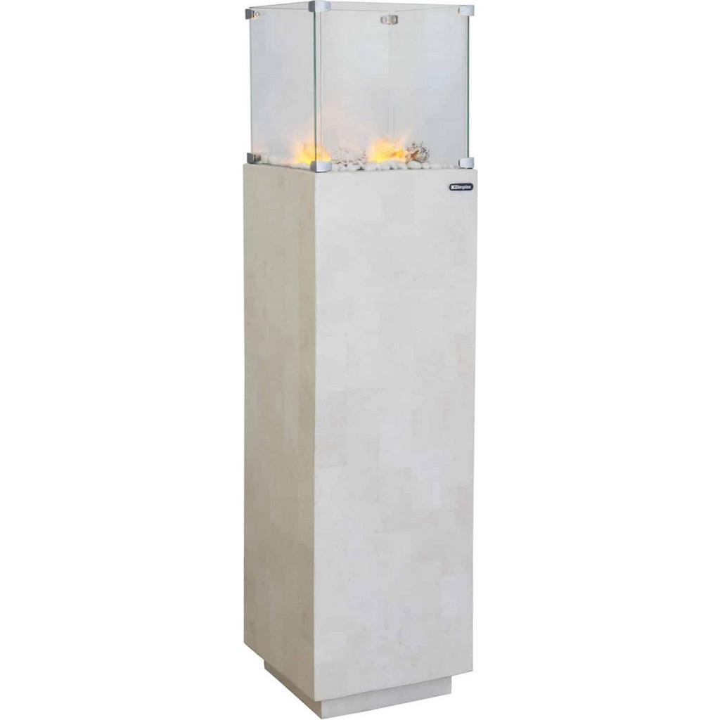 Dimplex Isola White Επιδαπέδιο Ηλεκτρικό Τζάκι 60W Μ13xΥ33xΒ33cm ...