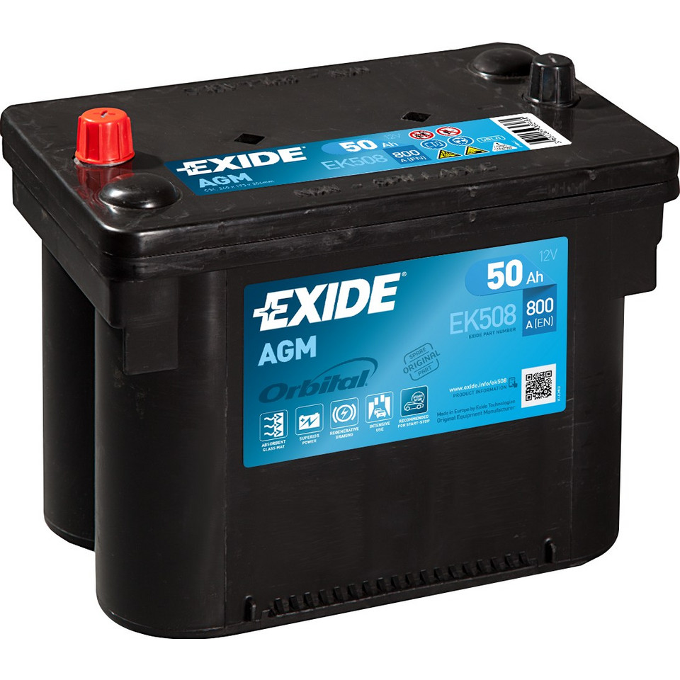 Exide AGM EK508 12V 50Ah | BestPrice.gr