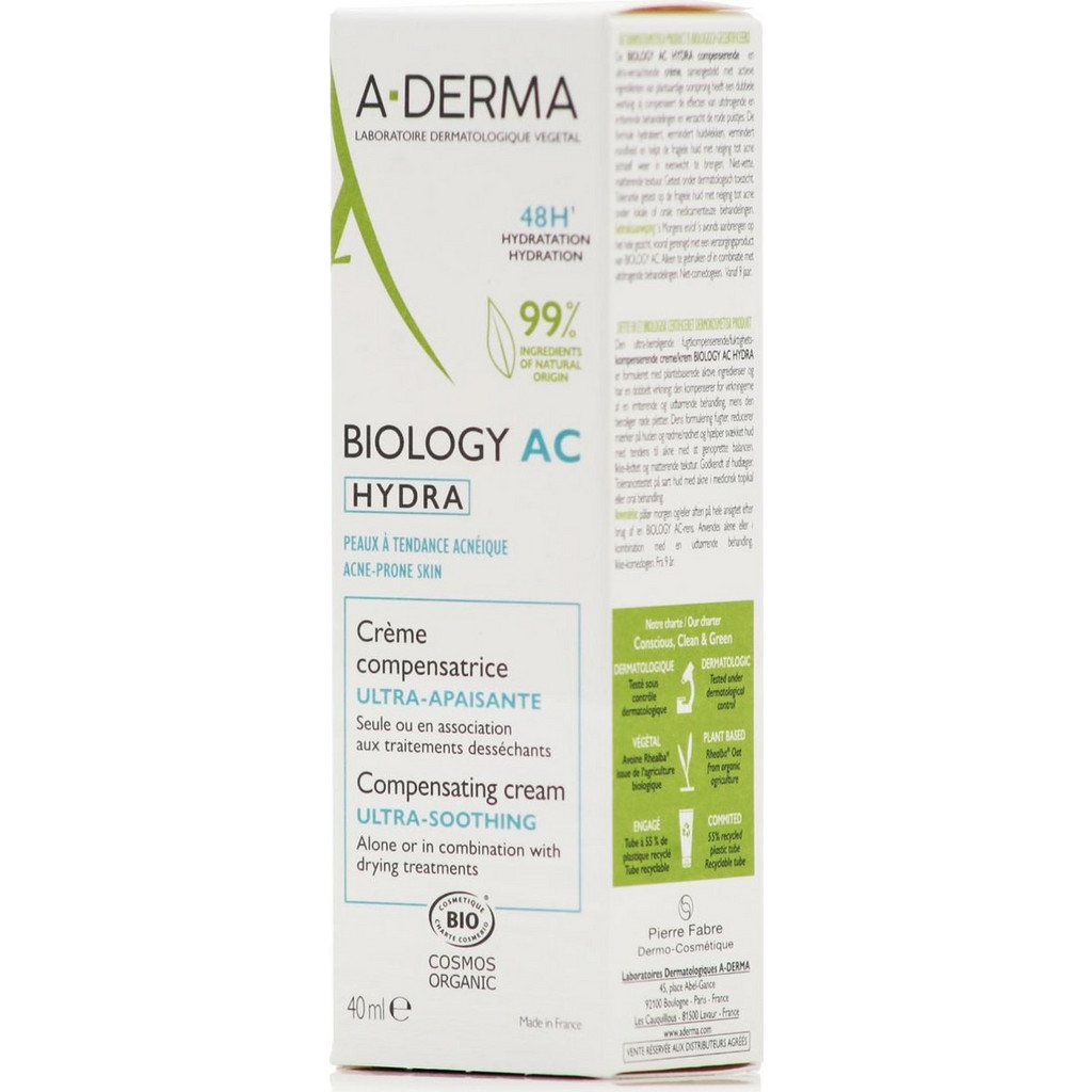 A-Derma Biology AC Hydra Ultra Soothing Cream 40ml | BestPrice.gr
