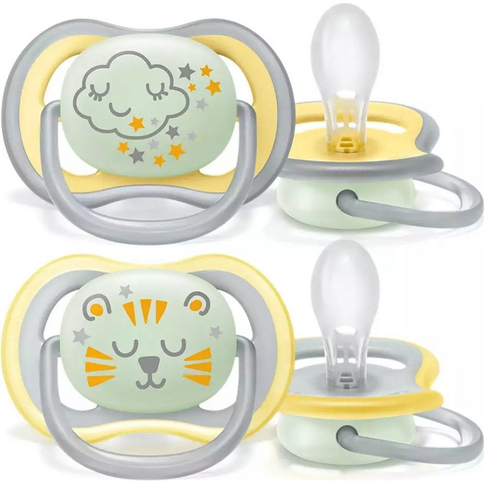 Philips Avent Ultra Air Night Ανατομικές Ορθοδοντικές Πιπίλες Σιλικόνης ...